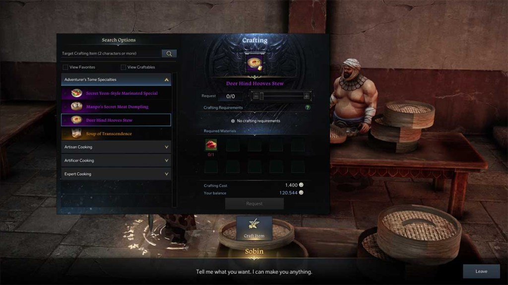 How to craft Deer Hind Hooves Stew in Lost Ark | Pro Game Guides