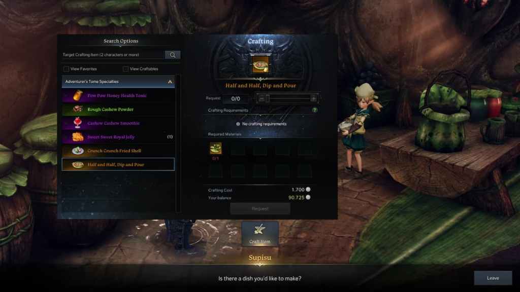 How to craft Half and Half, Dip and Pour in Lost Ark | Pro Game Guides