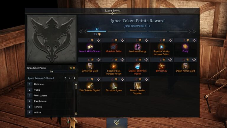 All Ignea Token Point Rewards in Lost Ark - Pro Game Guides