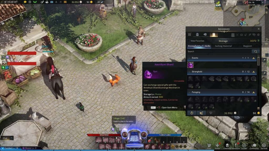 Where to find the Amethyst Shard Exchange Merchant in Lost Ark - Pro ...