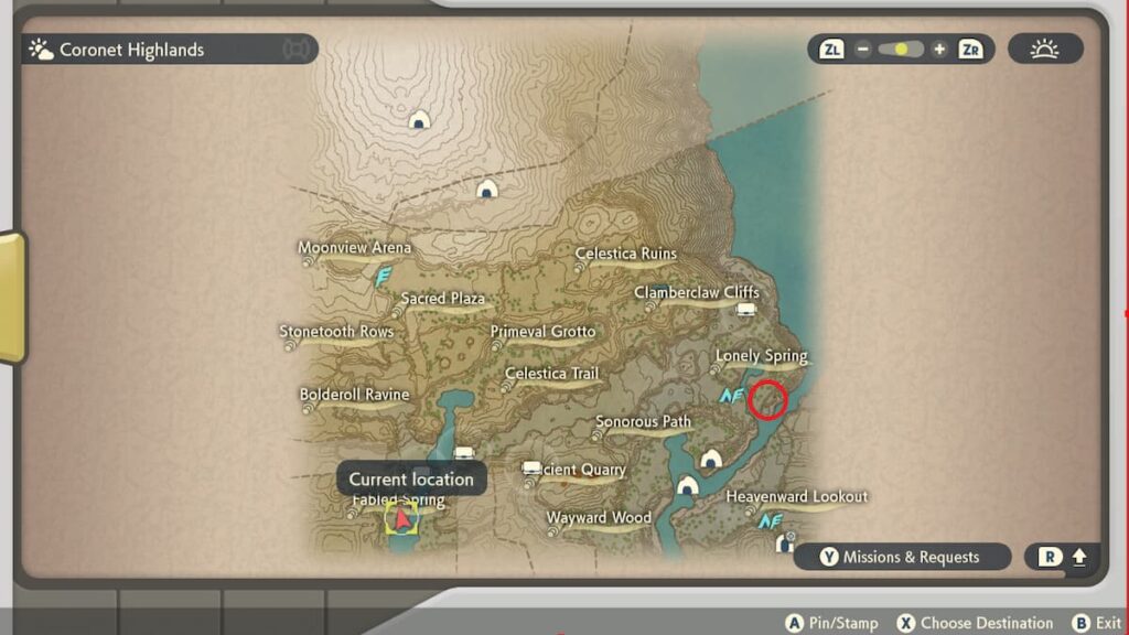 Where to locate Wanda in the Coronet Highlands in Pokémon Legends ...
