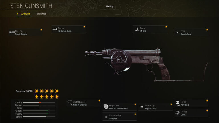 Best Sten Loadout and Class in Call of Duty: Warzone - Pro Game Guides