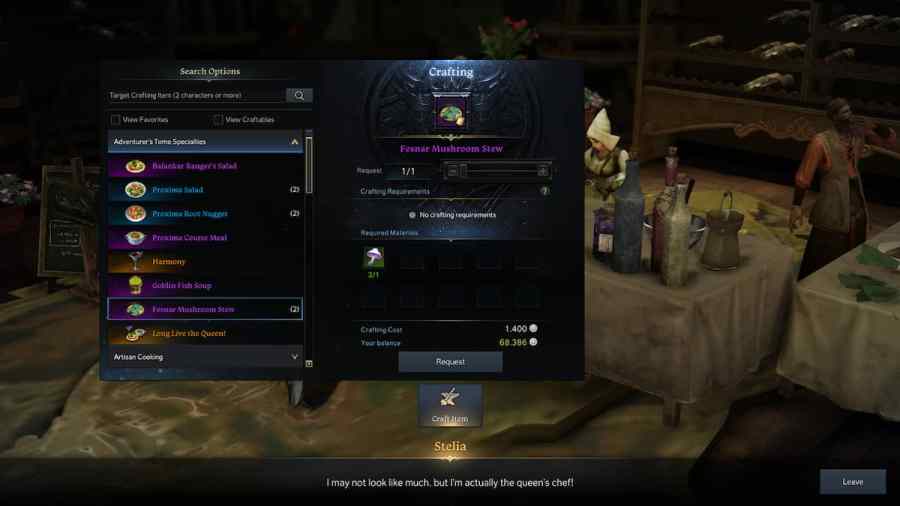 How to craft Fesnar Mushroom Stew in Lost Ark | Pro Game Guides