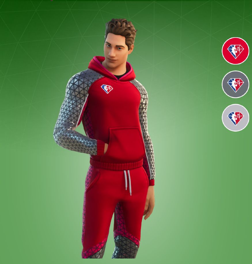 Fortnite NBA 75 Fit Skin - Character, PNG, Images - Pro Game Guides