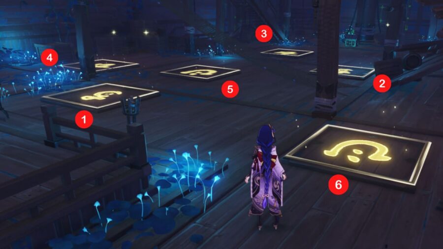 How to complete the "Seiraimaru" Boat Memory Tile puzzles in Genshin ...