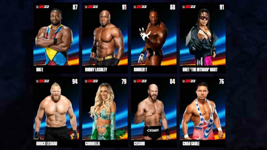 WWE 2K22: All Superstar Ratings - Pro Game Guides