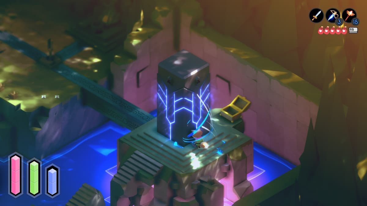 What to do with the tall blocks with lights in Tunic | Pro Game Guides