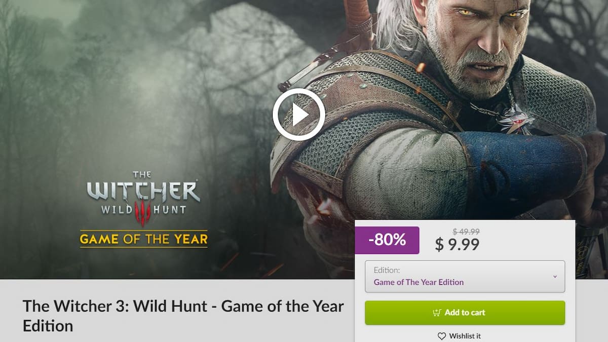 CD Projekt Red is offering all three mainline Witcher games for less ...