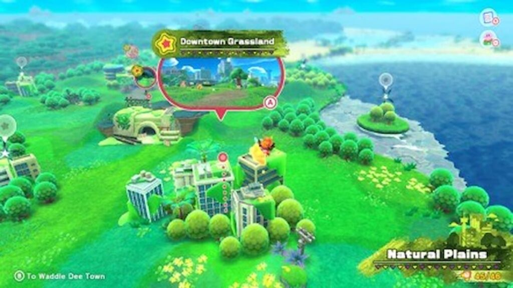 All stage missions for Natural Plains in Kirby and the Forgotten Land ...