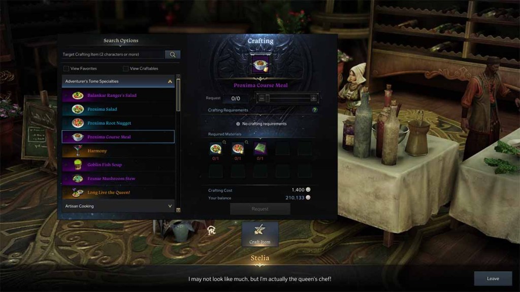 How to craft Proxima Course Meal in Lost Ark | Pro Game Guides