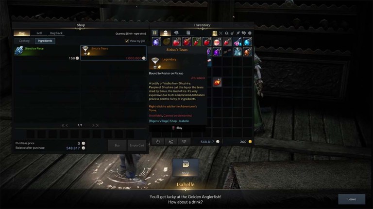 How to craft Sirius's Tears in Lost Ark | Pro Game Guides