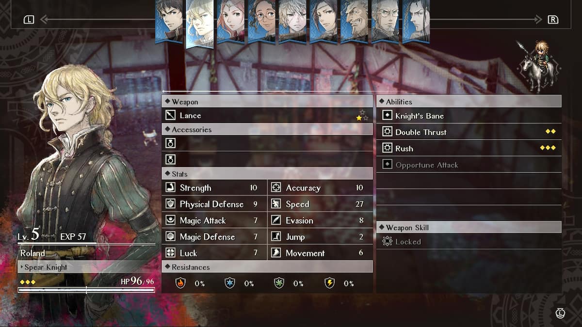 How to use Roland Glenbrook - Triangle Strategy Unit Guide | Pro Game ...