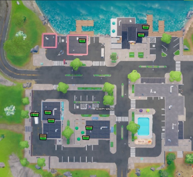Where to open Produce Boxes at Condo Canyon or Sleepy Sound in Fortnite ...