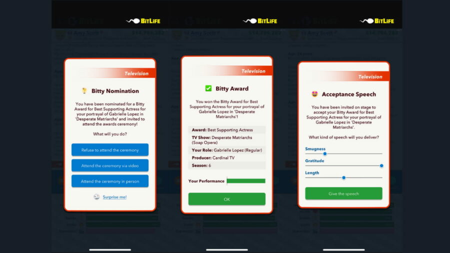 How to win an award for Best Actor in BitLife - Pro Game Guides
