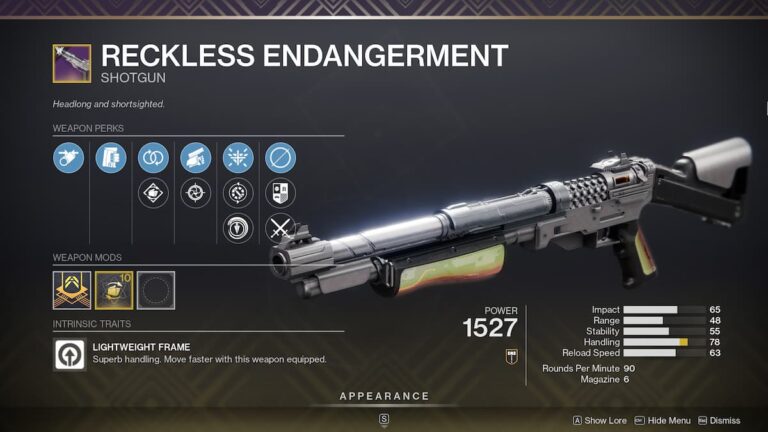 Destiny 2 - How to acquire Reckless Endangerment - Pro Game Guides
