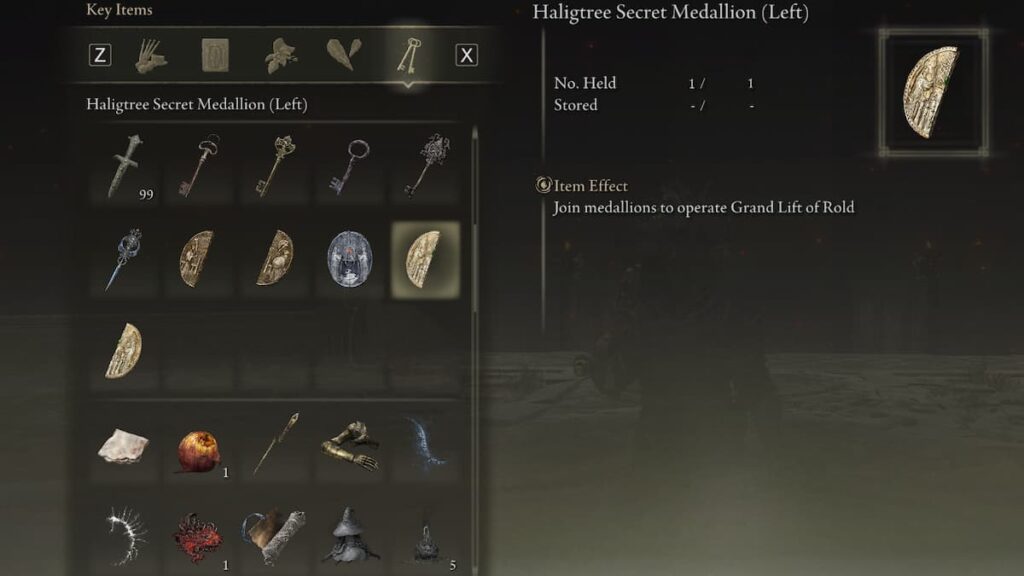 How to get the secret medallion to use at Grand Lift Rold in Elden Ring ...
