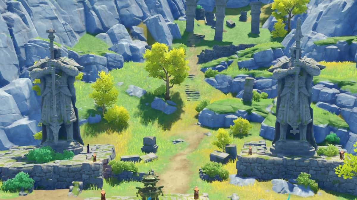 Genshin Impact - Where to find the 2 hidden Geoculus near Mt. Tianheng ...
