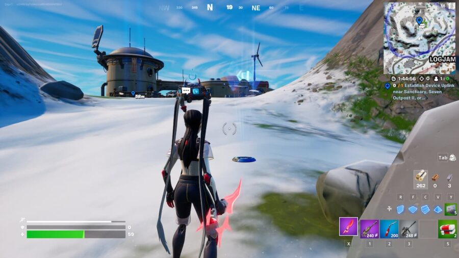 Where to establish device uplink near Sanctuary, Seven Outpost II, or ...