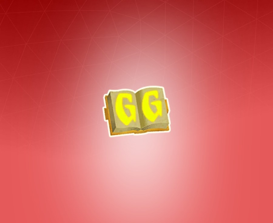 Fortnite Book of the GG Emoticon - Pro Game Guides