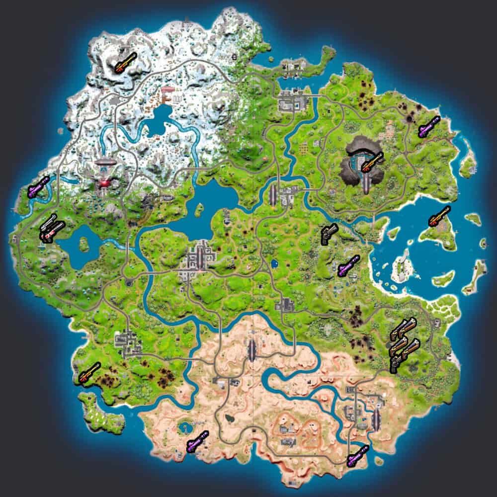 Where To Buy Exotic Weapons In Fortnite Chapter 3 Season 2 All Exotic Where To Buy Exotic Weapons In Fortnite Chapter 3 Season 2 All Exotic