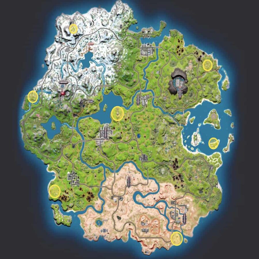 Where to visit Seven Outposts in Fortnite Chapter 3 Season 2 - Pro Game ...