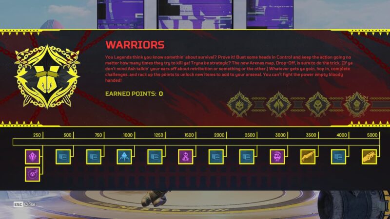 All Prize Tracker rewards for the Warriors Collection Event in Apex Legends - Pro Game Guides