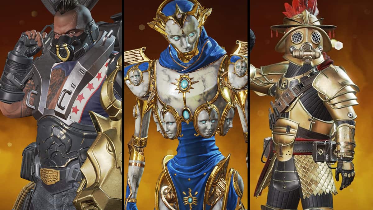 All returning Legend skins in the Unshackled Event for Apex Legends ...