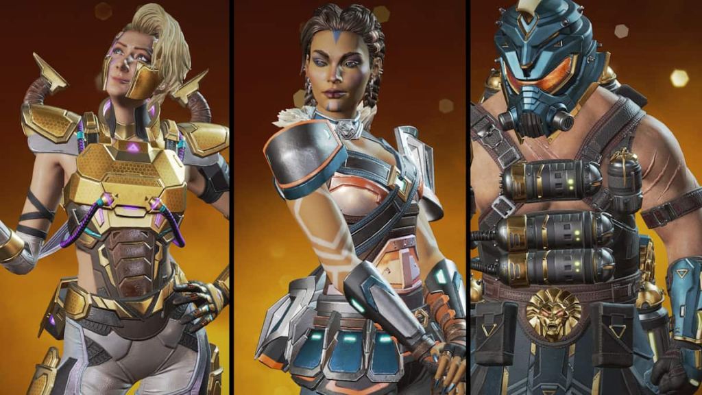 All Legend skins in the Warriors Collection Event for Apex Legends ...