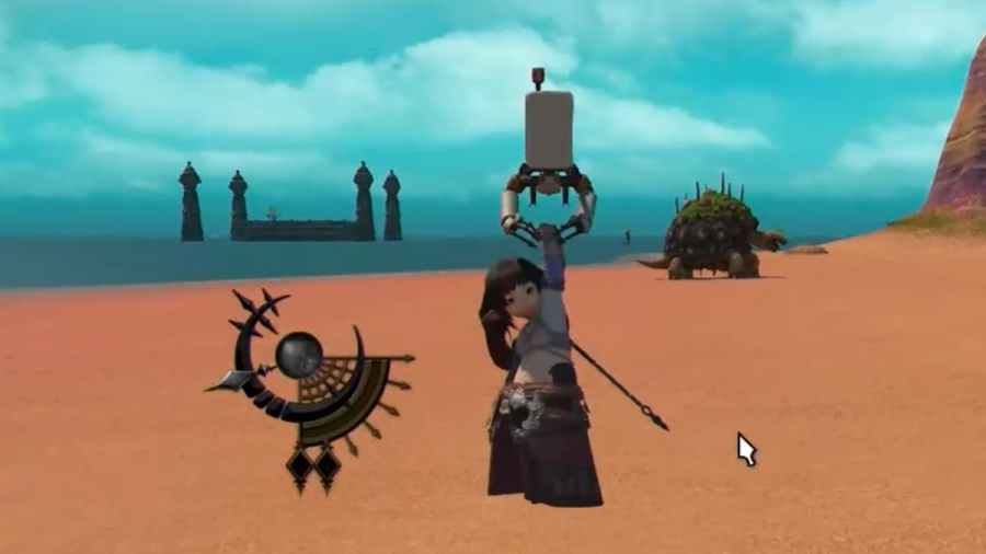 How to unlock the Nier Automata Pod 602 Mount in Final Fantasy XIV ...