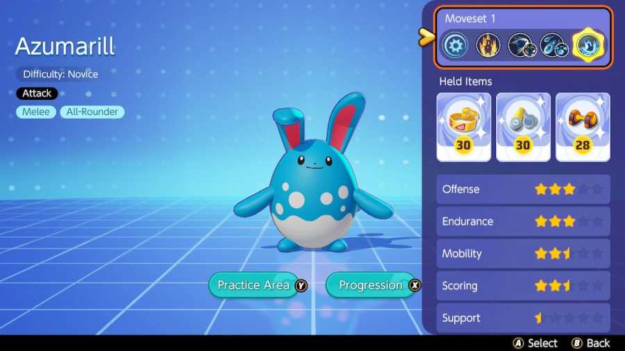 All Azumarill Abilities in Pokémon Unite | Pro Game Guides