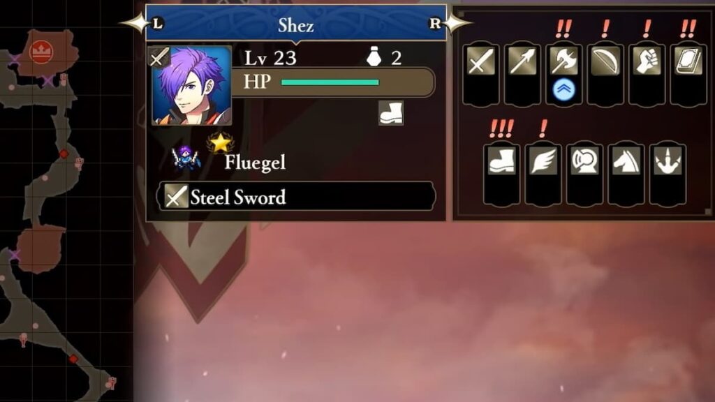 What is Shez's starting class in Fire Emblem Warriors: Three Hopes ...
