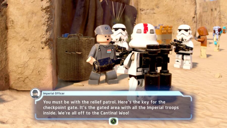 Как решить головоломку Imperial Checkpoint в LEGO Star Wars Skywalker ...