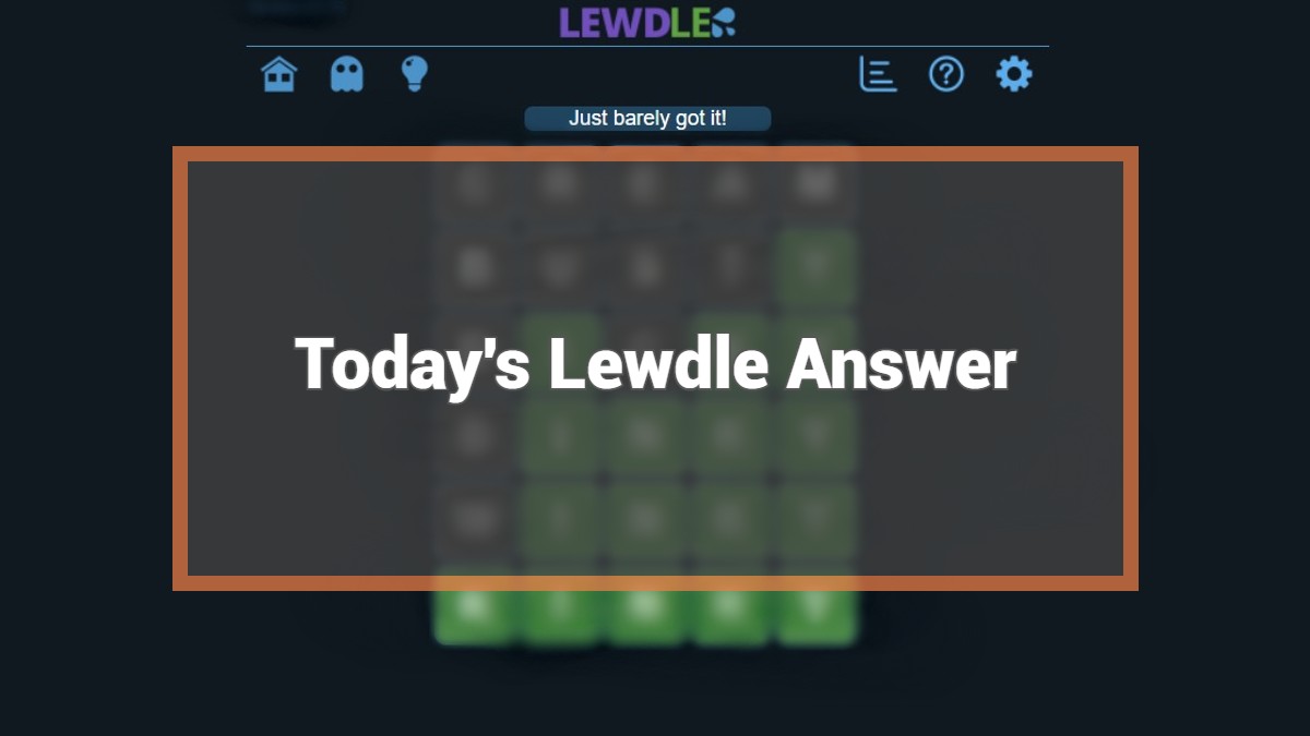 Today’s Lewdle Answer—Updated Daily! | Pro Game Guides
