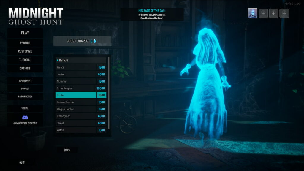 All ghost skins in Midnight Ghost Hunt - Pro Game Guides