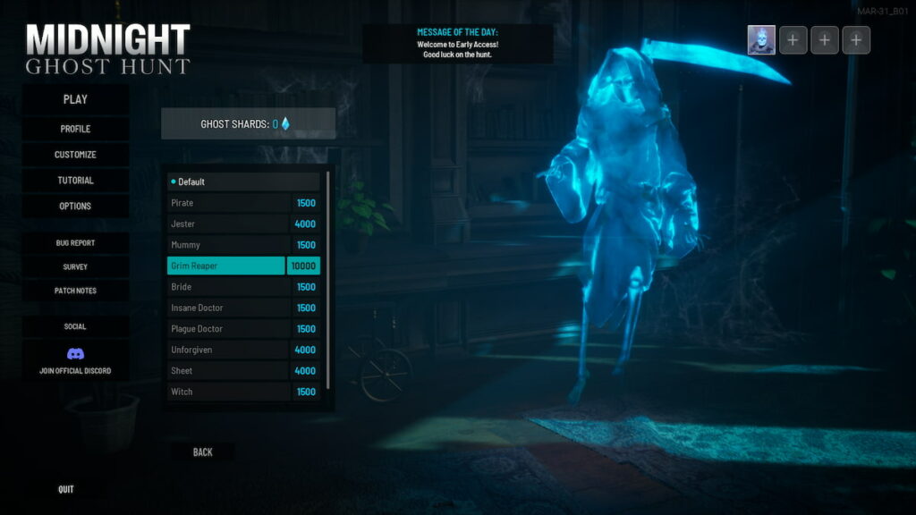 All ghost skins in Midnight Ghost Hunt - Pro Game Guides