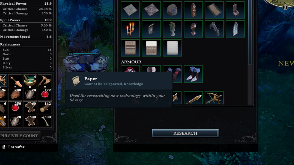 Where to find Paper in V Rising | Pro Game Guides