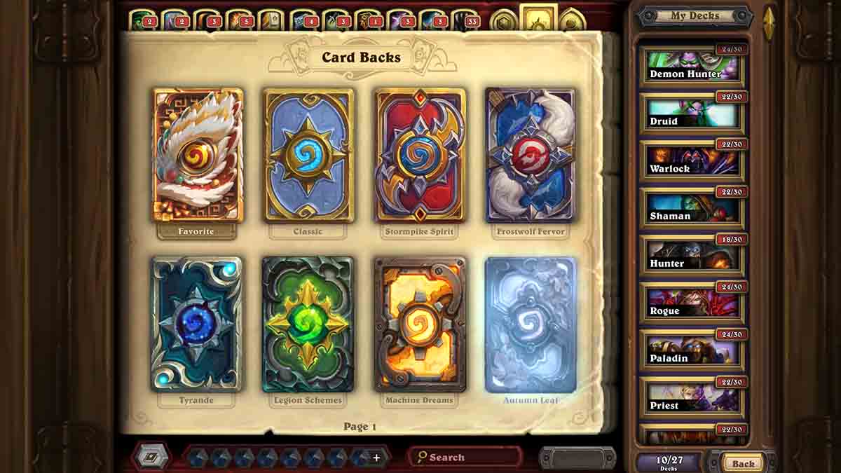 How to favorite card backs in Hearthstone | Pro Game Guides