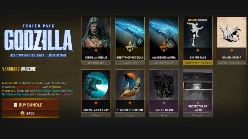 How to get the Godzilla Skin Bundle in Call of Duty Vanguard and ...