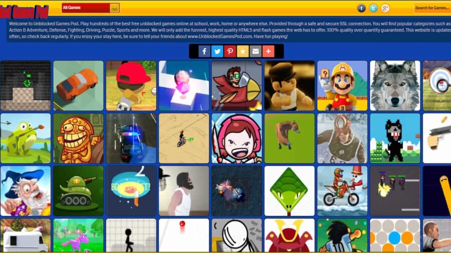 Best websites for Unblocked Games - Pro Game Guides