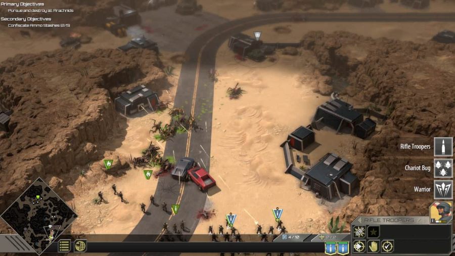 How to tell what level units are in Starship Troopers Terran Command ...