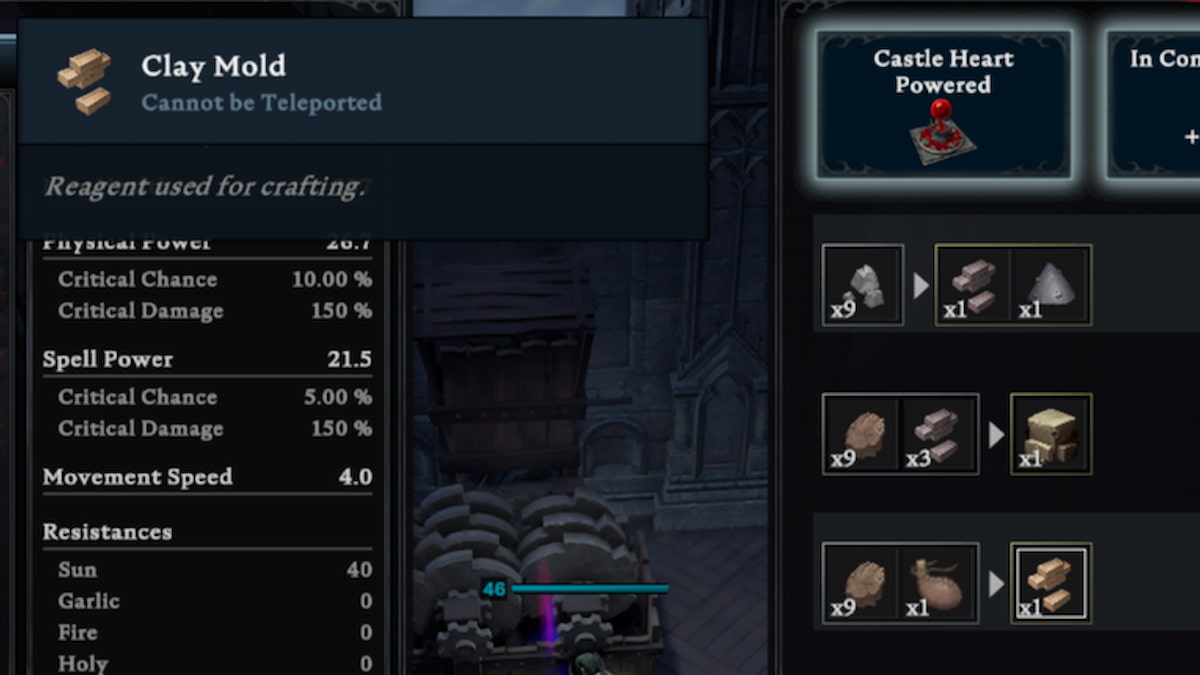 How to craft Clay Mold in V Rising | Pro Game Guides