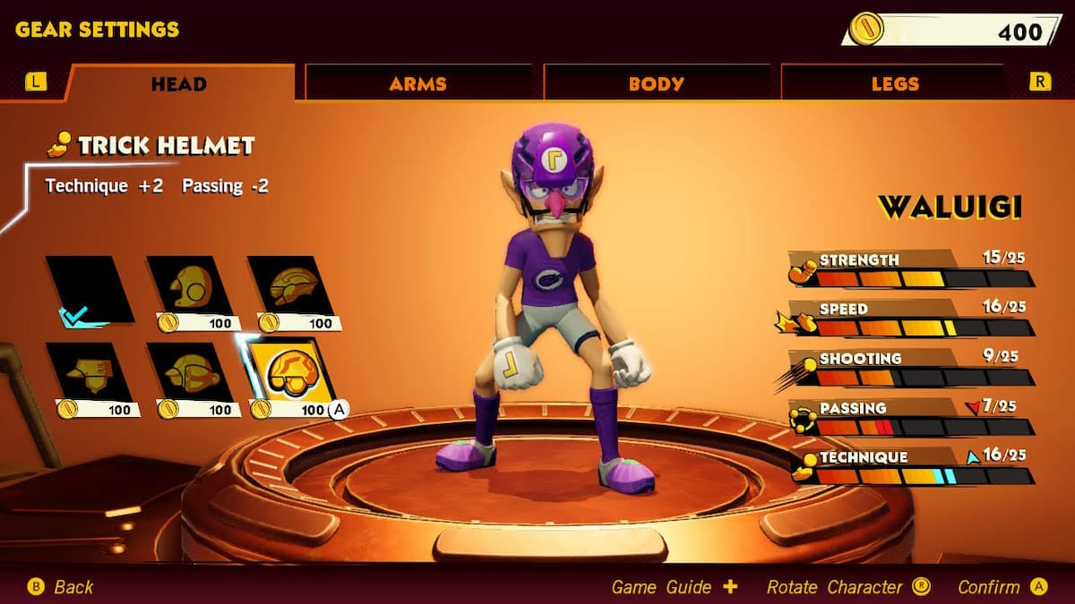 How to get the Trick Gear in Mario Strikers: Battle League | Pro Game ...