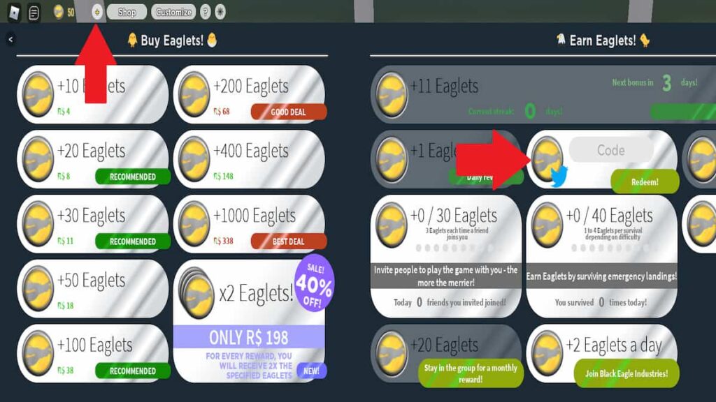 Emergency Landing Codes (October 2022) – Free Eaglets and Items - Pro ...