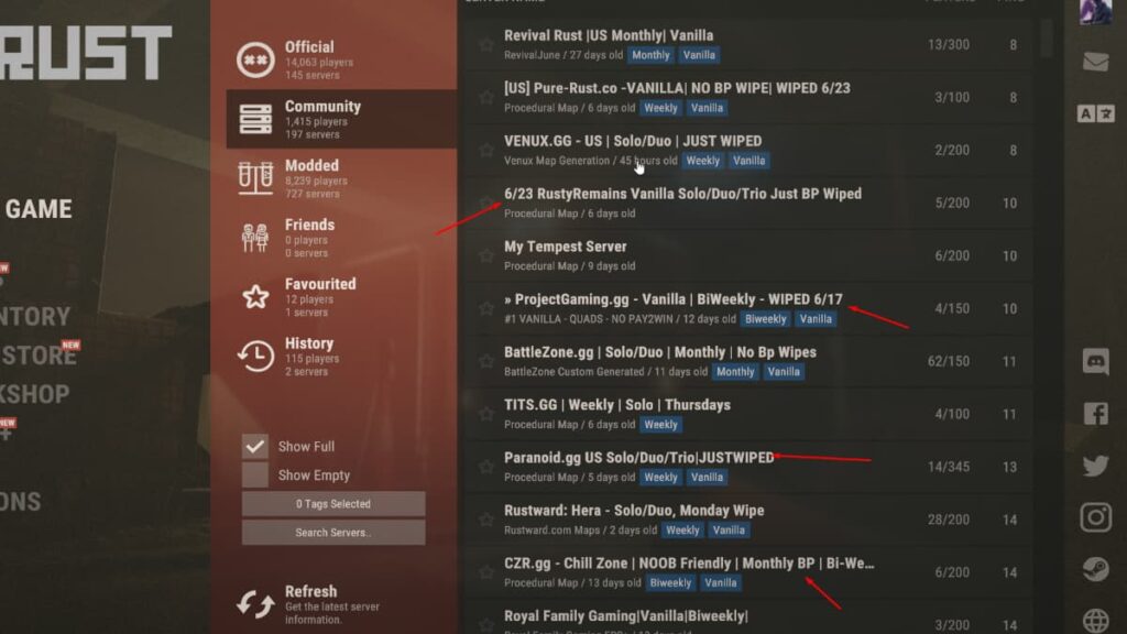 When do Rust Servers wipe? Forced Wipe Schedule for Rust - Pro Game Guides