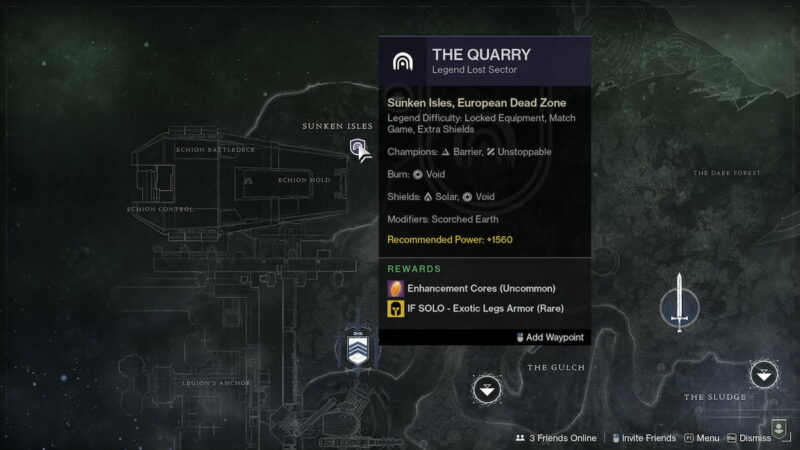 Where is The Quarry Lost Sector in Destiny 2? - Pro Game Guides