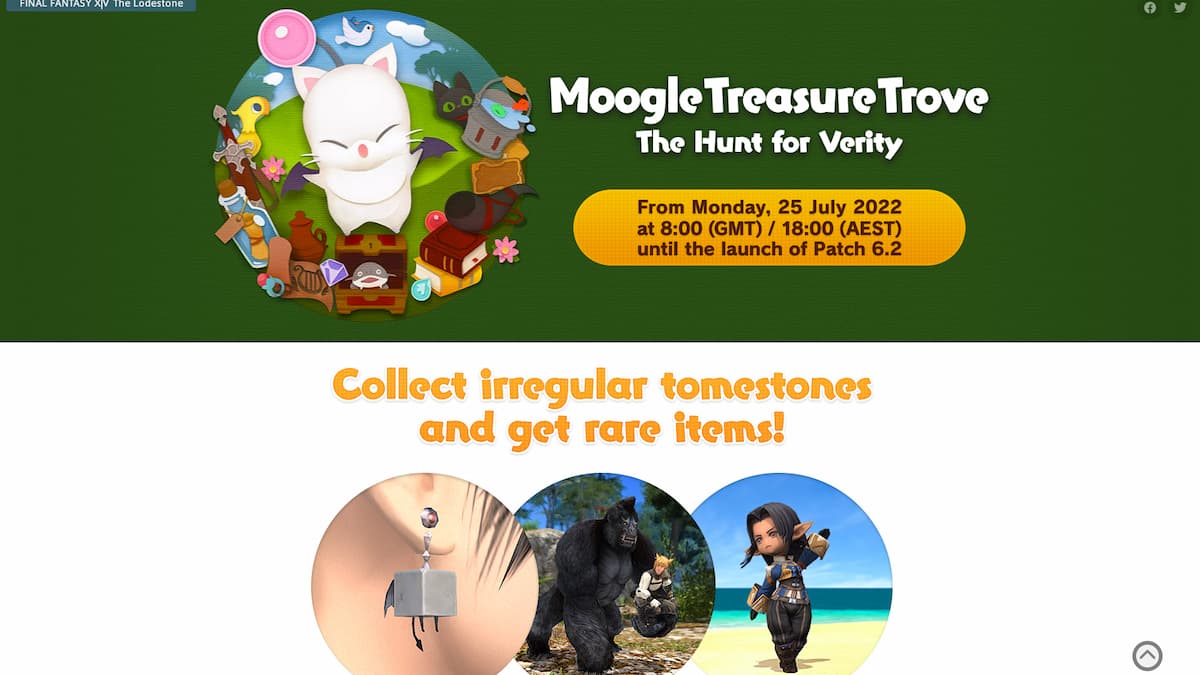 Final Fantasy XIV's next Moogle Treasure Trove event will start on July ...