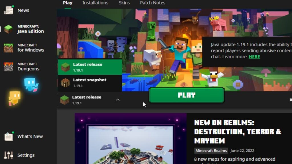 How to Update Minecraft to version 1.19.1 - Pro Game Guides