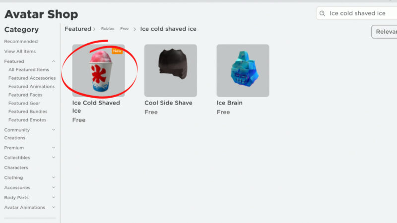 How to get the free Ice Cold Shaved Ice avatar item in Roblox - Pro ...