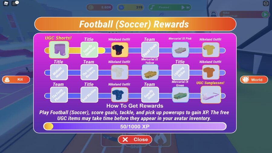 How to get the Nike Swoosh Sunglasses and Nike Striker Shorts in Roblox ...