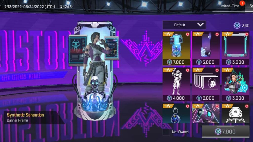 All Legend and weapon skins in Apex Legends Mobile Distortion Store ...